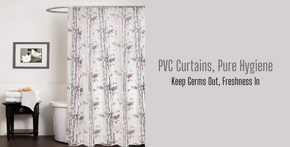 How Transparent PVC Curtains Improve Hygiene In Bathrooms? – Livindia